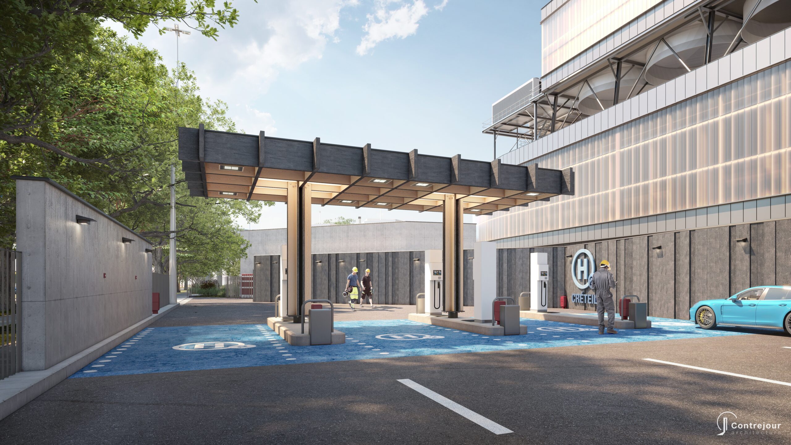 Station hydrogène H2 Créteil - Val de Marne